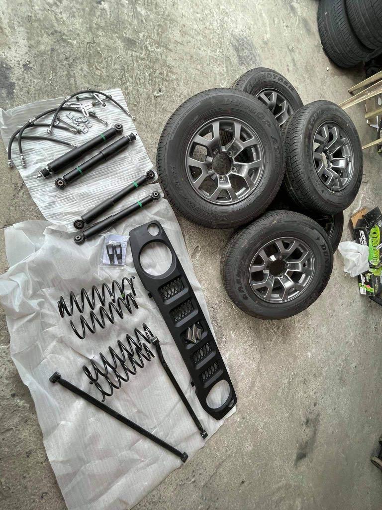 2021 Suzuki Jimny OEM mags, grills, shocks etc., Car Parts ...