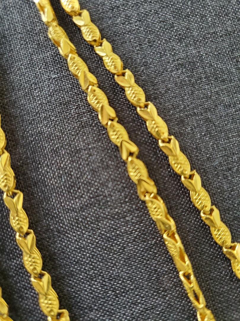 22k Gold necklace, Women's Fashion, Jewelry & Organisers, Necklaces on ...