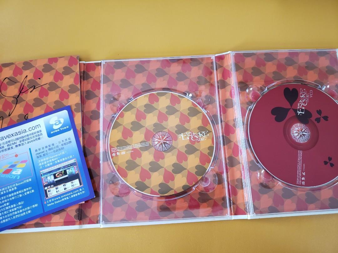 95%new(附親筆簽名,原裝側紙) S.H.E SHE Encore CD+VCD 安可 2004任家萱 田馥甄 陳嘉樺 Selina Hebe Ella 鬥牛士之歌 候鳥 (保存良好,碟靚 ...