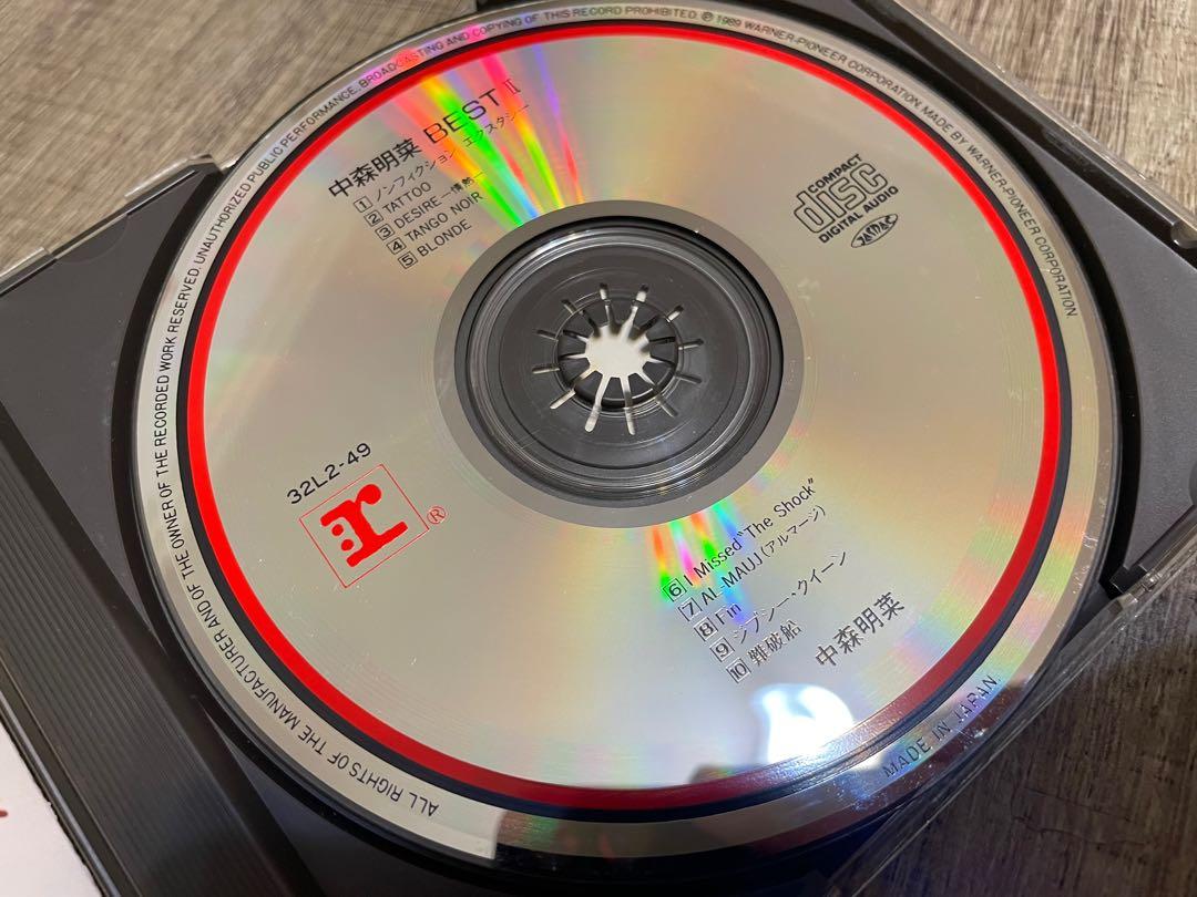 中森明菜 Akina Nakamori - Best II 1989年版CD, 興趣及遊戲, 音樂樂器 & 配件, 音樂與媒體 - CD 及 ...