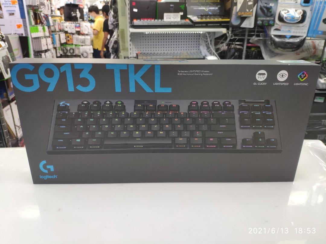 (行貨) Logitech G913TKL (87keys) wireless Gaming Keyboard, 電腦＆科技, 電腦周邊及配件 ...