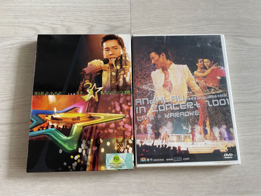 Alan tam ,Andy lau concert dvd, Hobbies & Toys, Music & Media, CDs ...