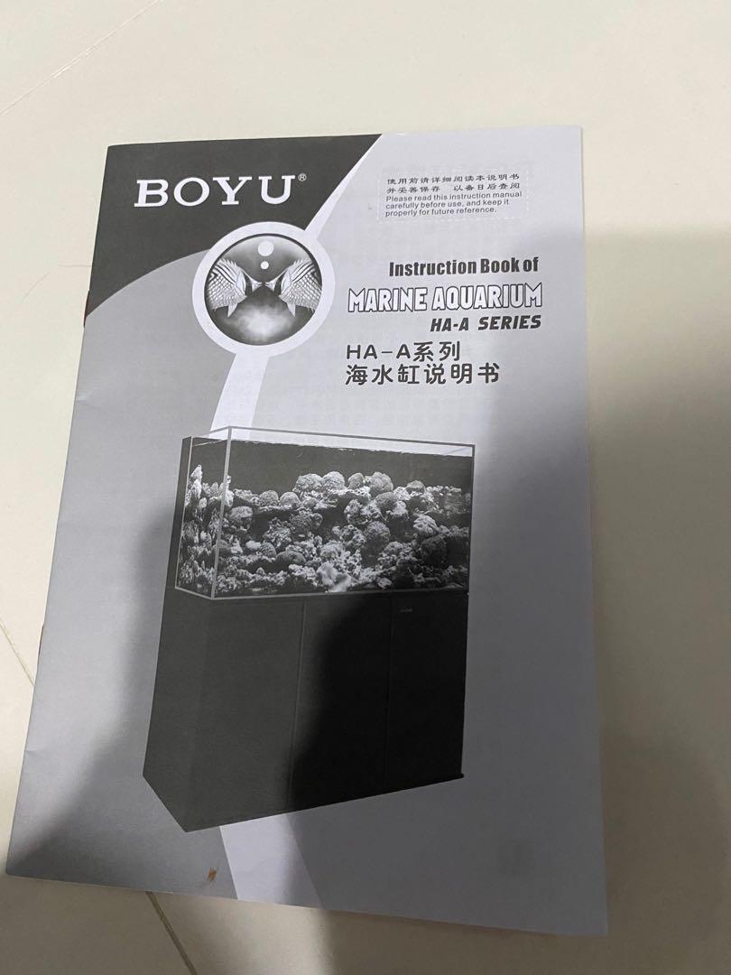 Boyu HA-600A Fish Tank with Cabinet, Furniture & Home Living, Furniture ...