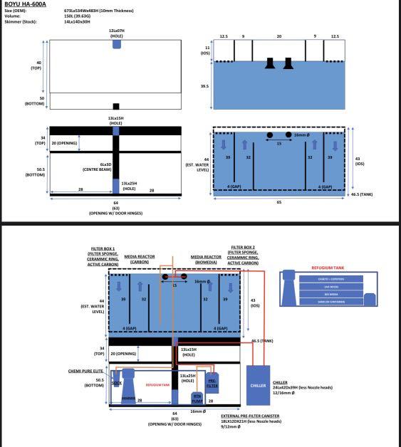 Boyu HA-600A Fish Tank with Cabinet, Furniture & Home Living, Furniture ...