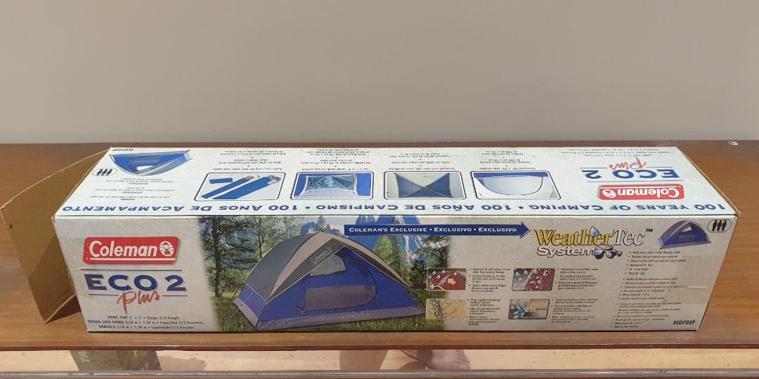 Coleman Eco2 plus camping tent, Sports Equipment, Hiking & Camping on ...