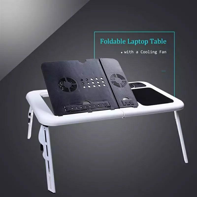 Cooling Fan Laptop Desk Foldable Laptop Table Tray Desk Tablet Desk ...