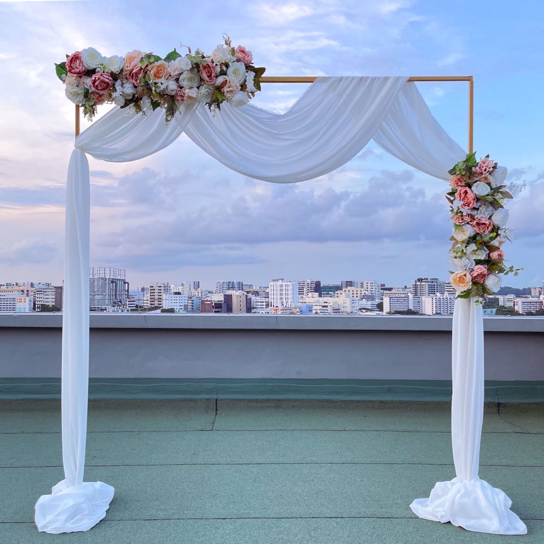 [Rental] Floral Arch for Wedding / Solemnisation (Rent & Do it yourself ...