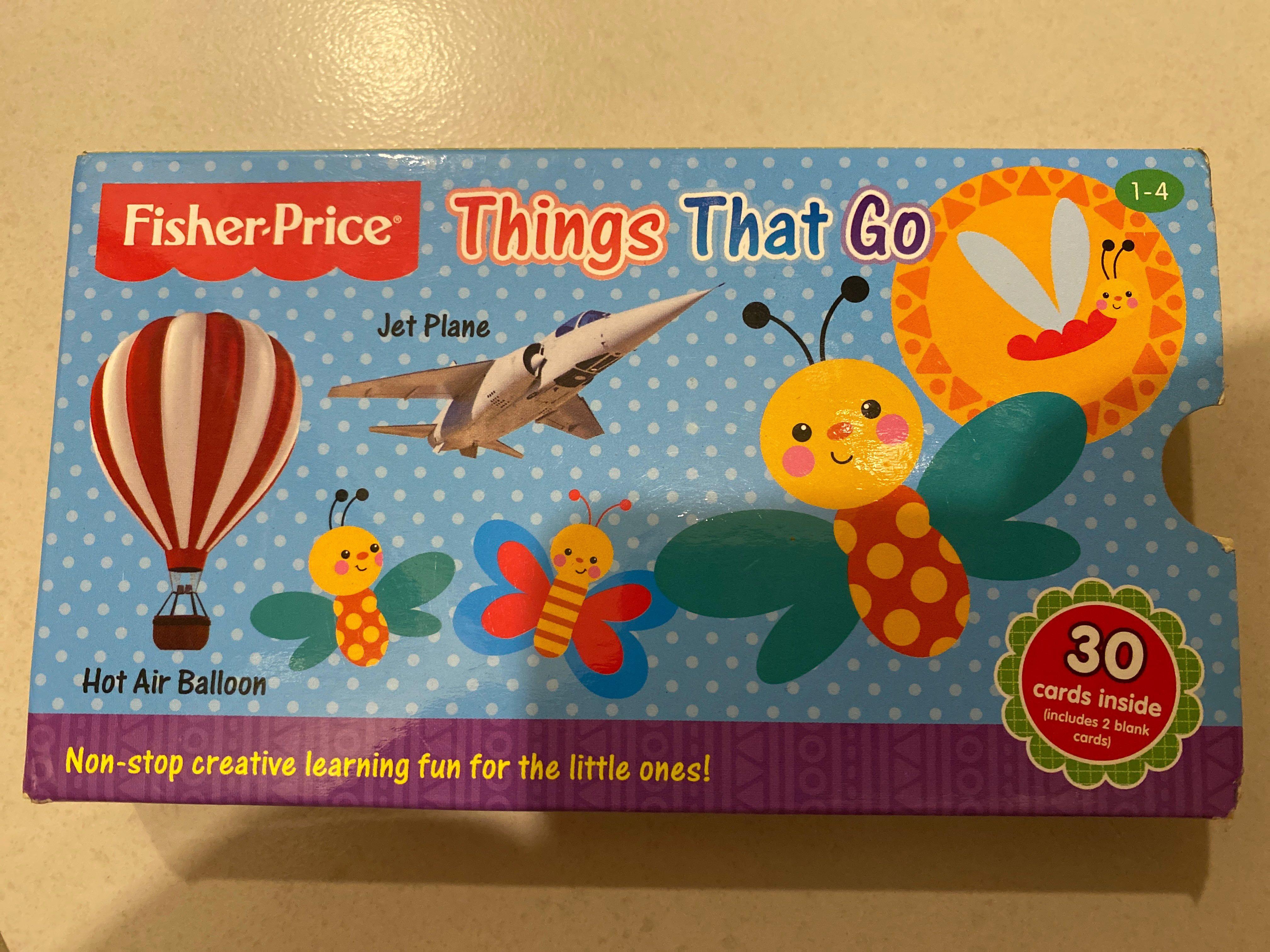 Fisherprice Flash Cards Things That Go (30), Hobbies & Toys, Books ...