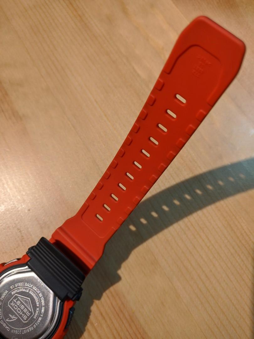 G SHOCK MAT MOTOR MERAH G-7900A, Men's Fashion, Watches & Accessories ...