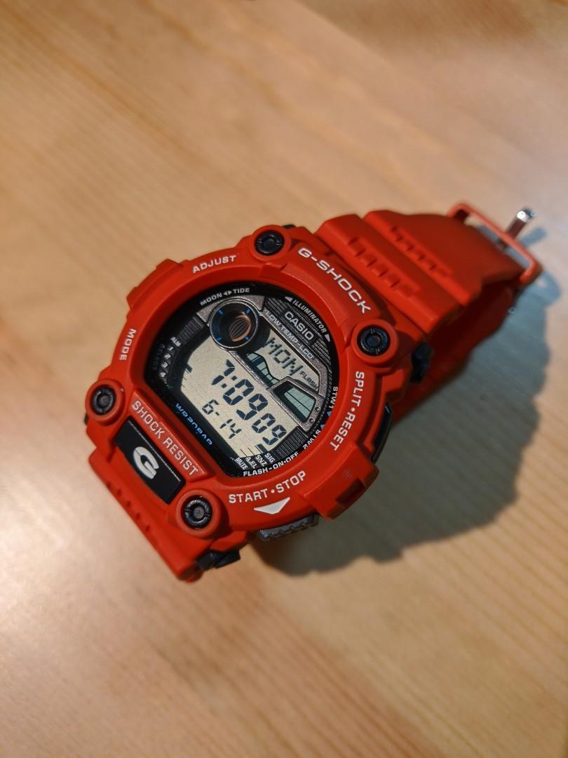 G SHOCK MAT MOTOR MERAH G-7900A, Men's Fashion, Watches & Accessories ...
