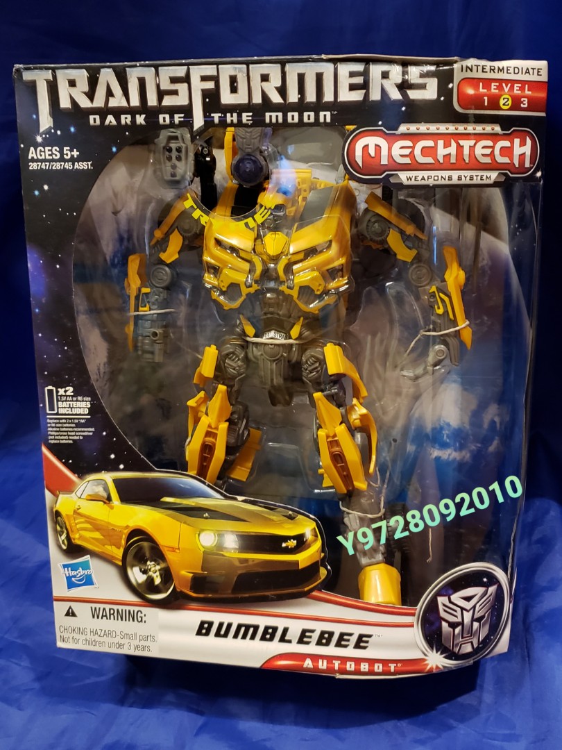 HASBRO TRANSFORMERS DARK OF THE MOON (MECHTECH) BUMBLEBEE (LEADER CLASS ...