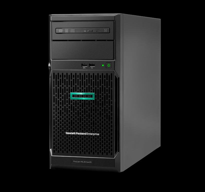 HPe ProLiant ML30 Gen10 Plus Tower Server - 3/1/1 HP SG Warranty - Intel Xeon RAID Array Home ...