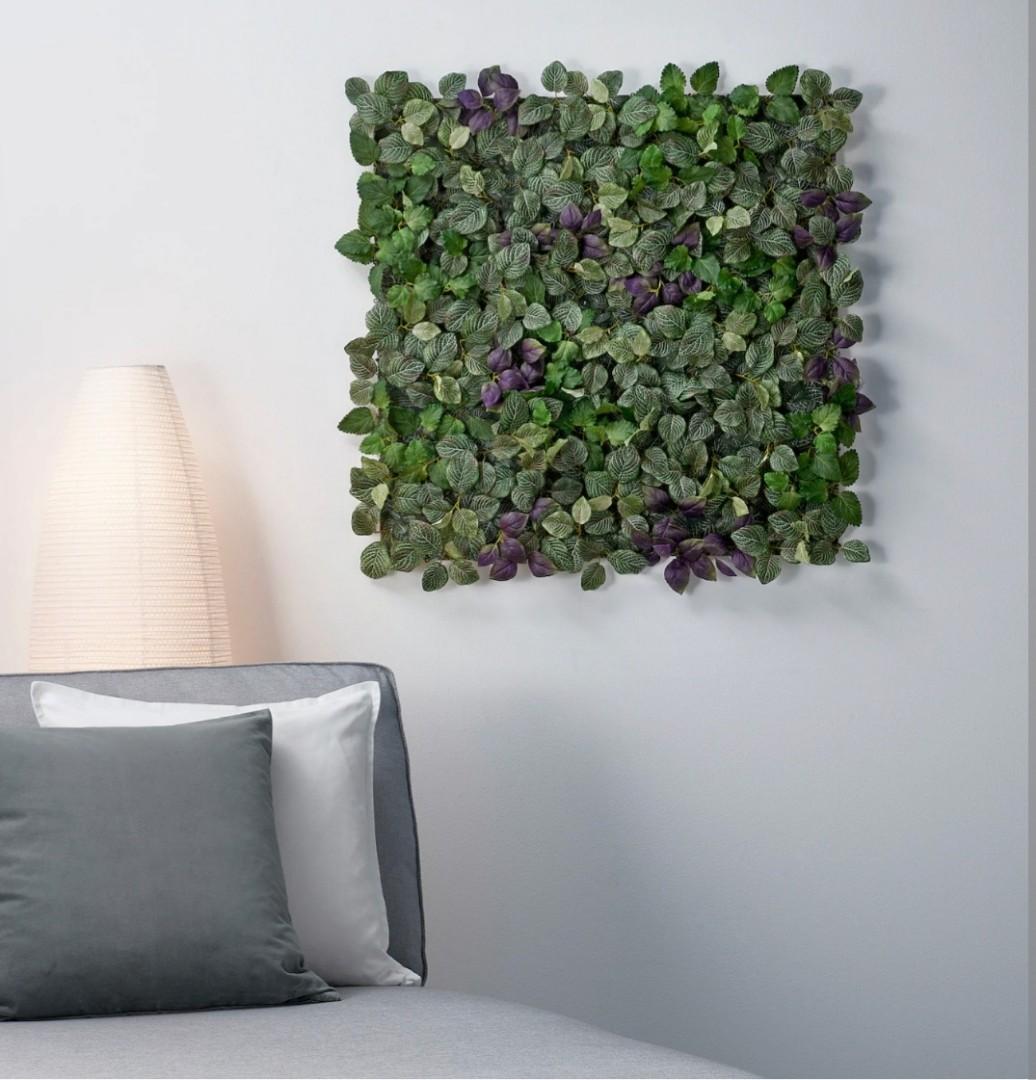 Ikea Fejka Artificial Fake Plant wall mounted in/outdoor green vertical ...