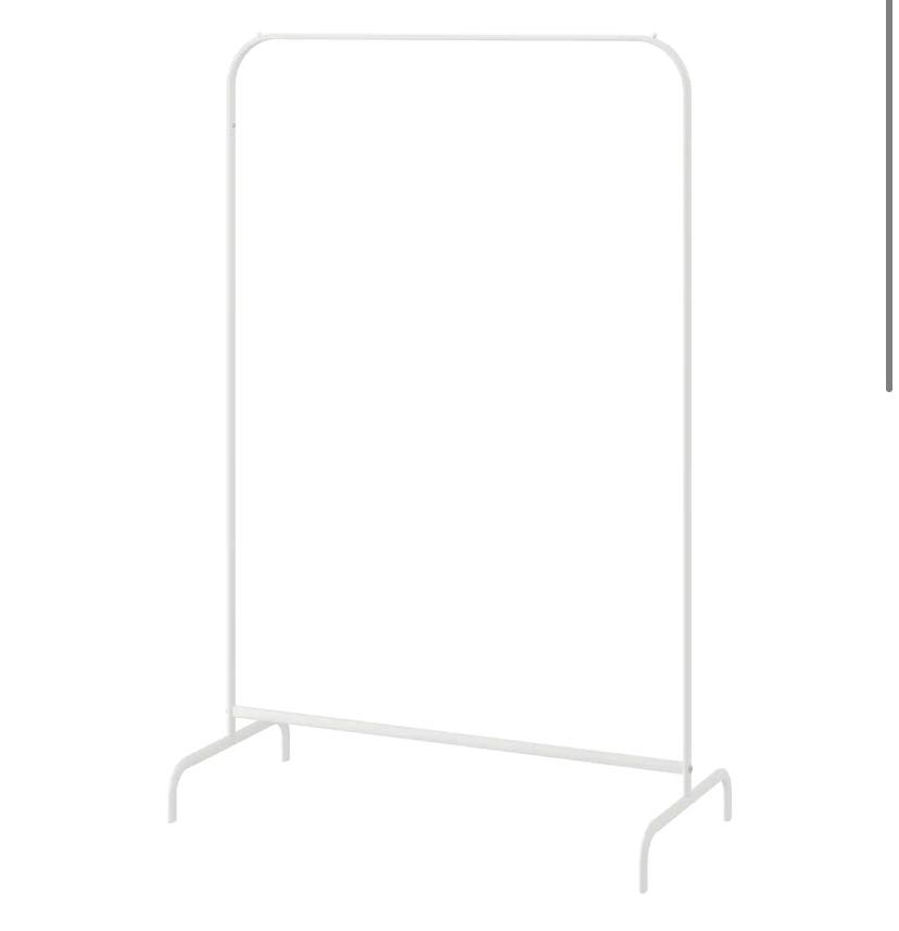 IKEA White Clothes Rack, Furniture & Home Living, Home Improvement ...