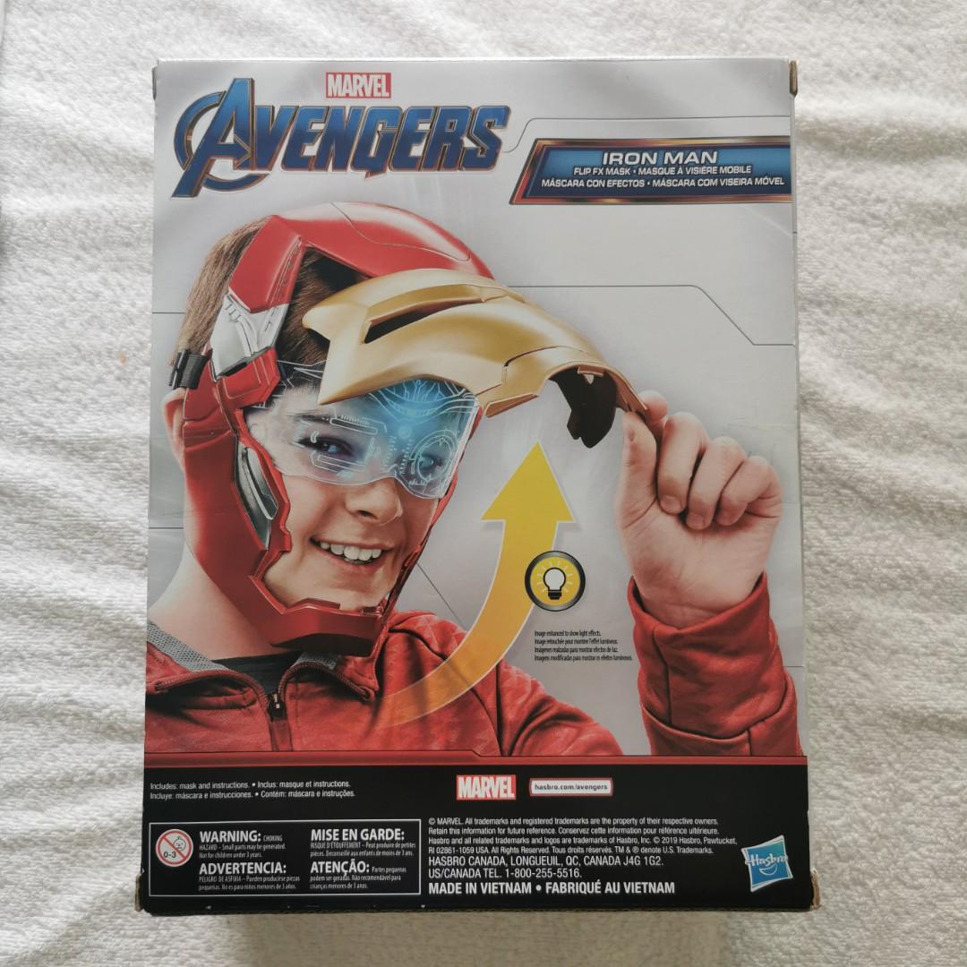 Iron man flip mask costume toy, Hobbies & Toys, Toys & Games on Carousell