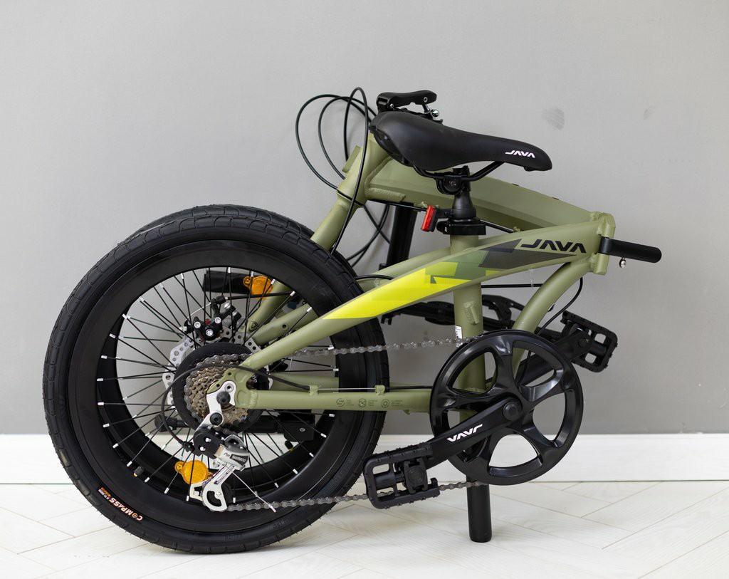 Java Zelo V2 Foldable Bicycle-Matt Green, Sports Equipment, Bicycles ...