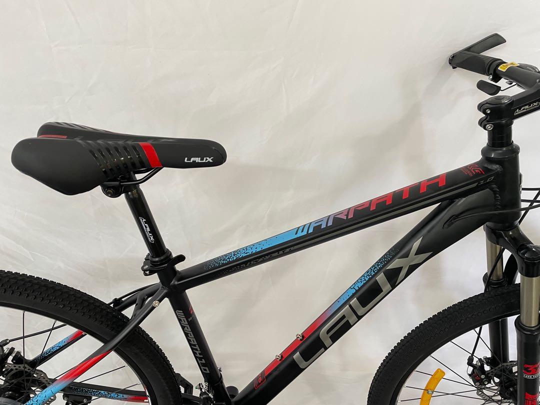 Laux Warpath 1.0 27.5 Inch Red/Green/Blue Mountain Bike/Bicycle 24 ...