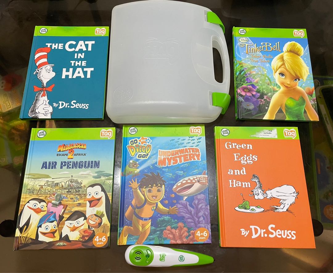 Leapfrog Leap Tag Reading TAlking Pens Set with case, Hobbies & Toys ...