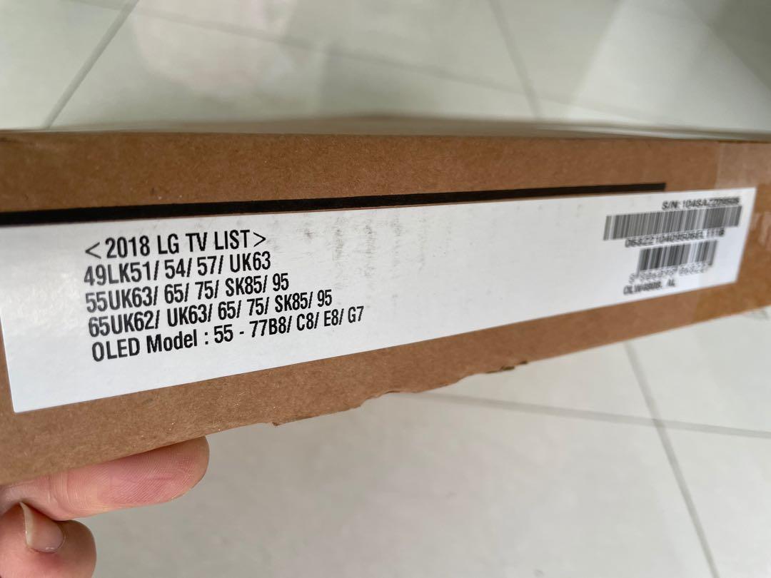 LG EZ Slim Wall Mount- OLW480B AL, TV & Home Appliances, TV ...