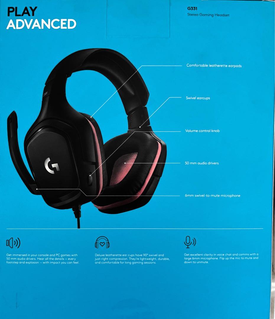 Logitech G331 Headset, Audio, Headphones & Headsets on Carousell