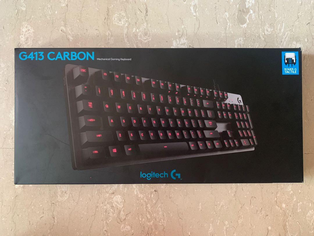 Logitech G413 Carbon Mechanical Keyboard, Computers & Tech, Parts ...