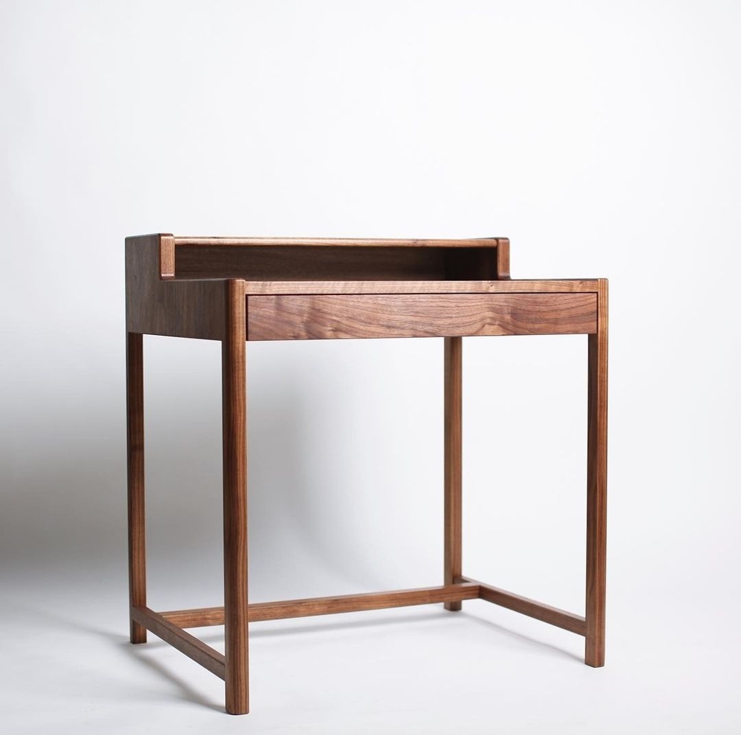 Mahogany study desk and chair, computer table, Furniture & Home Living ...