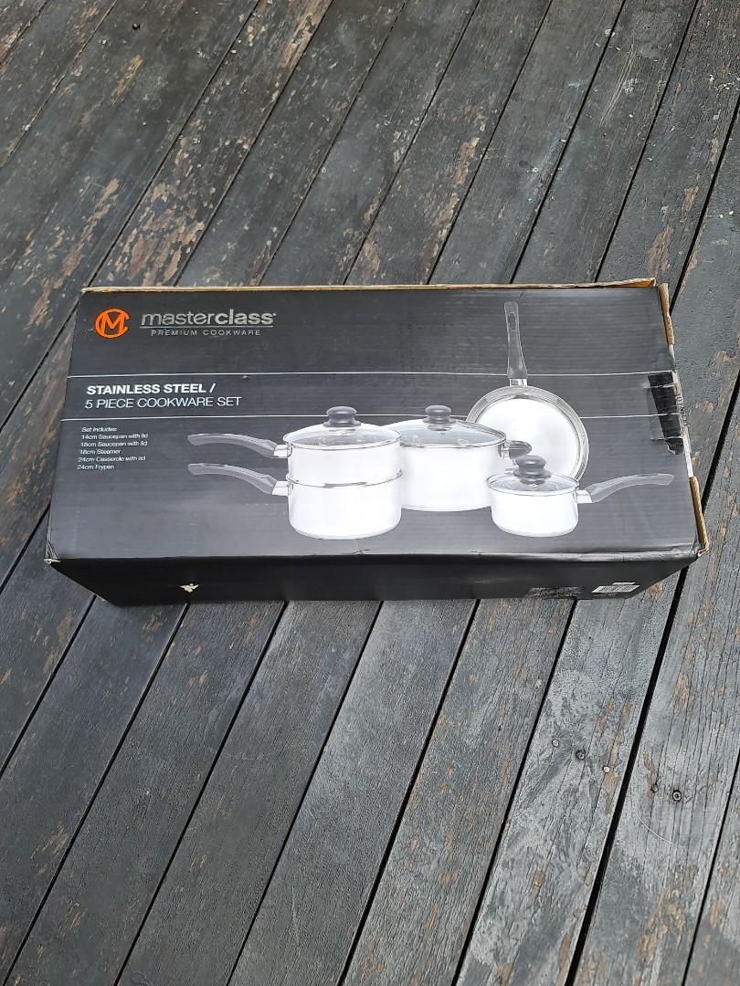 Masterclass 5 Piece Cookware Set, TV & Home Appliances, Kitchen ...