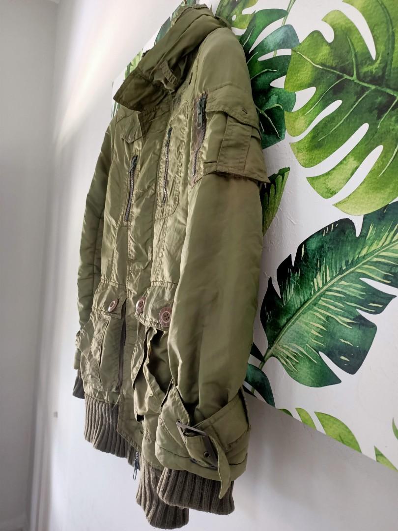 Military jacket fashion x ghost of harlem, Men's Fashion, Coats ...