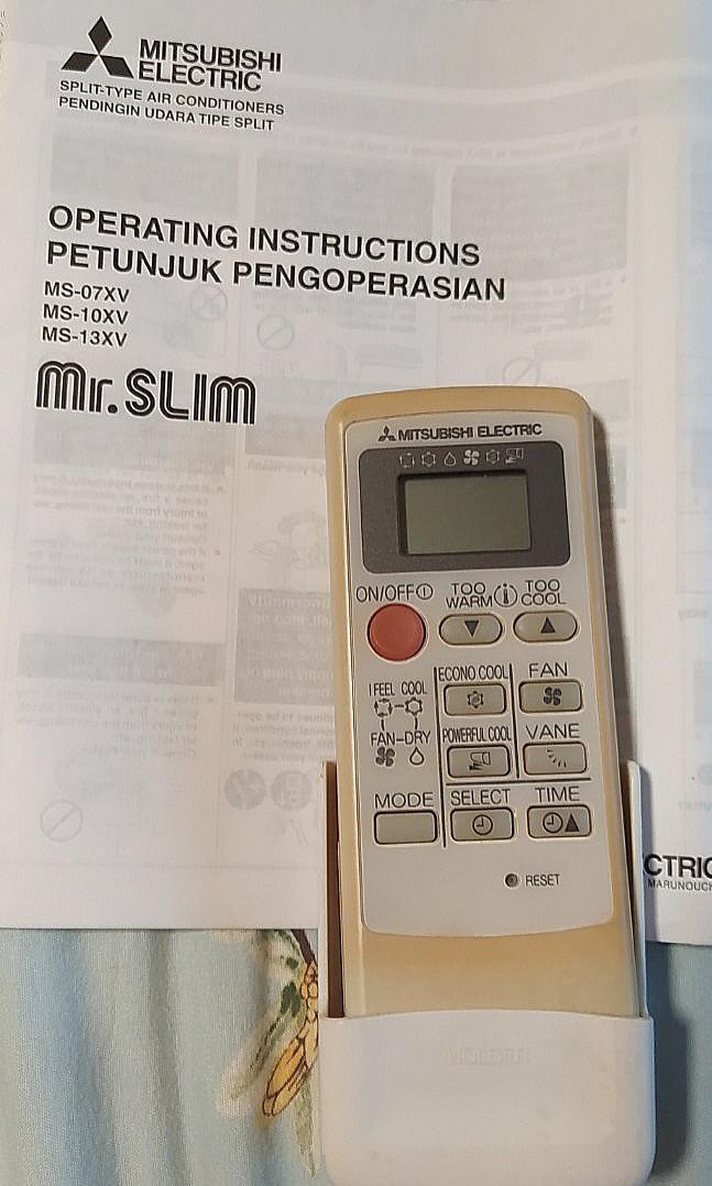 Mitsubishi Electric Mr Slim Aircon Remote Control, Everything Else on ...