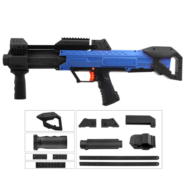 Nerf Rival Apollo XV700 Worker Mod F10555 No.150 Grip Kit installed Gun ...
