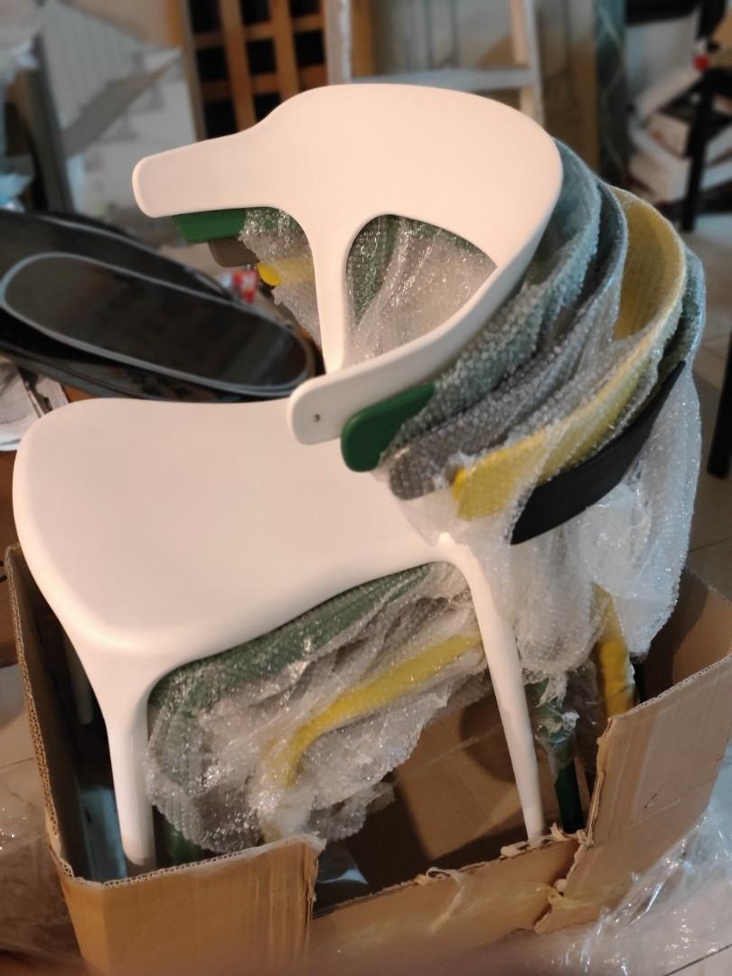 New stocks Chairs Stackable dining chairs office working study chair ...