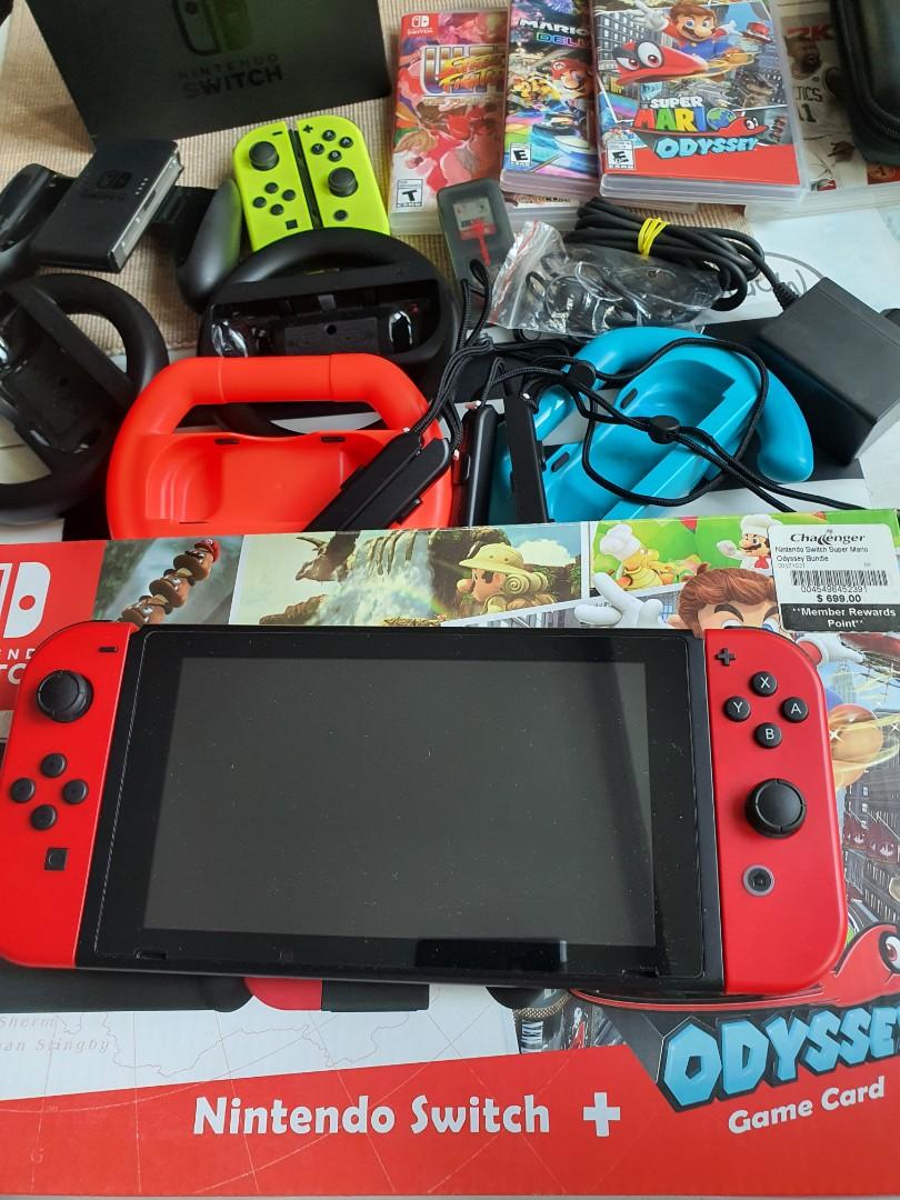 Nintendo Switch Super Mario Odyssey Bundle: Complete Set & Add-Ons ...
