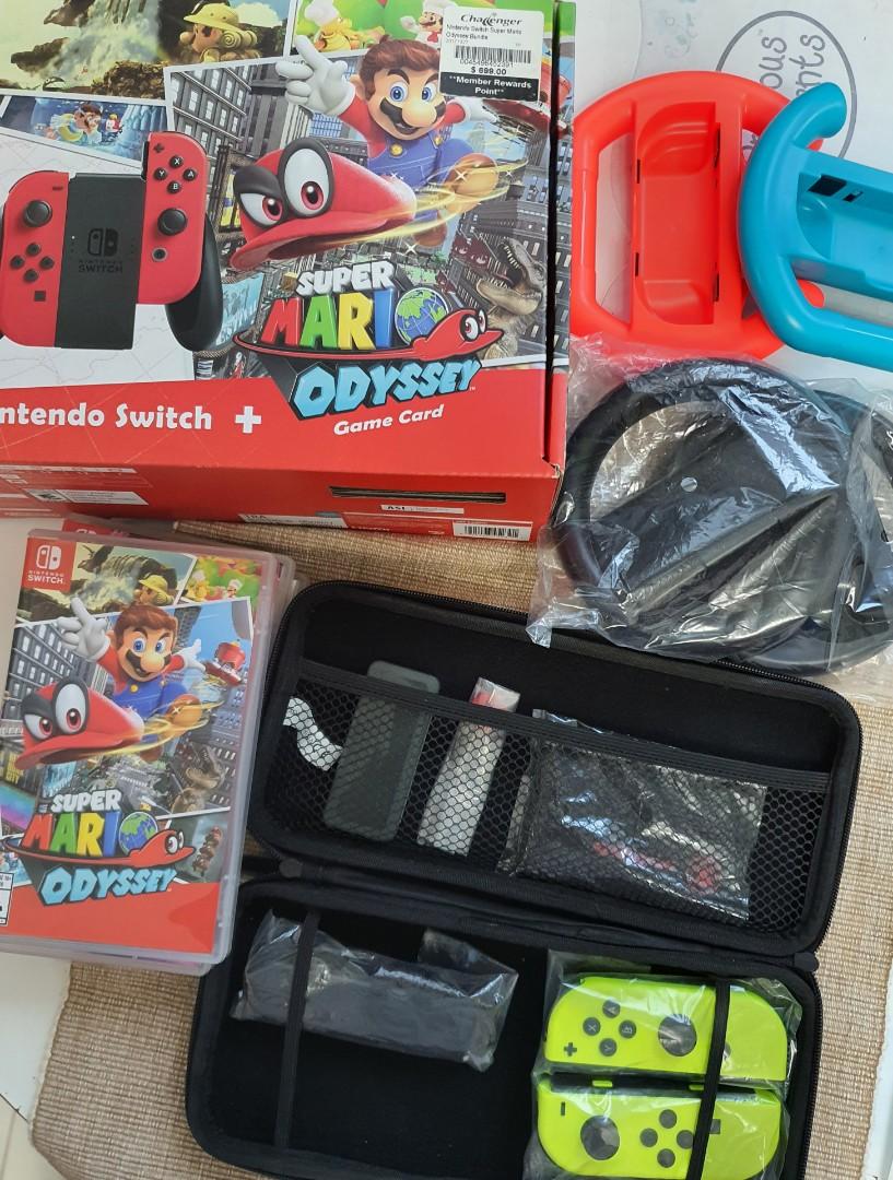 Nintendo Switch Super Mario Odyssey Bundle: Complete Set & Add-Ons ...