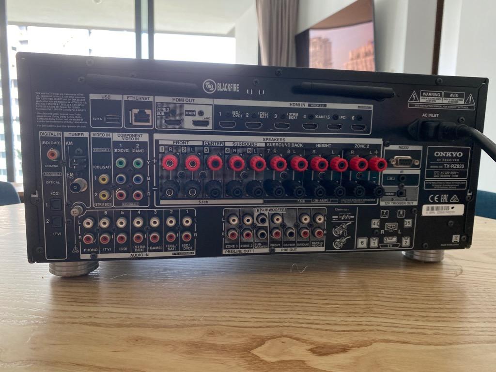 Onkyo TX-RZ820 7.2-Channel Network A/V Receiver, Audio, Soundbars ...