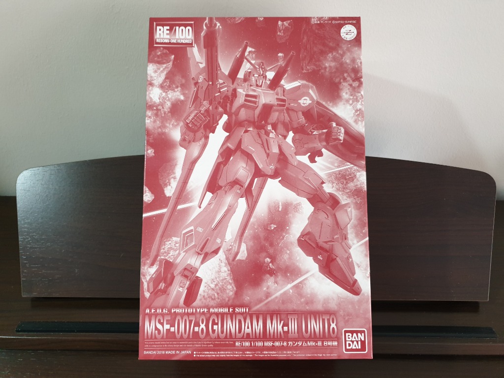 P-Bandai MSF-007-8 Gundam Mk-III Unit 8 RE/100, Hobbies & Toys, Toys & Games on Carousell