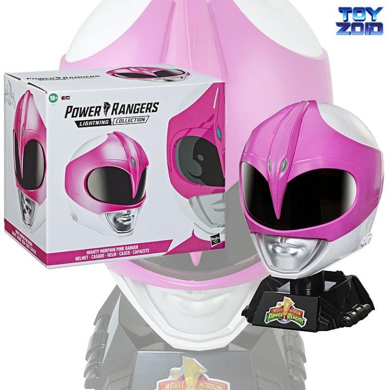 Pink Ranger Exclusive Power Rangers Wearable Helmet Lightning ...