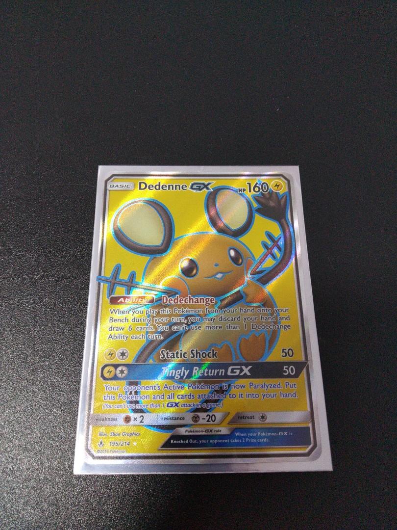Pokemon TCG Dedenne GX Full Art Ultra Rare, Hobbies & Toys, Toys ...