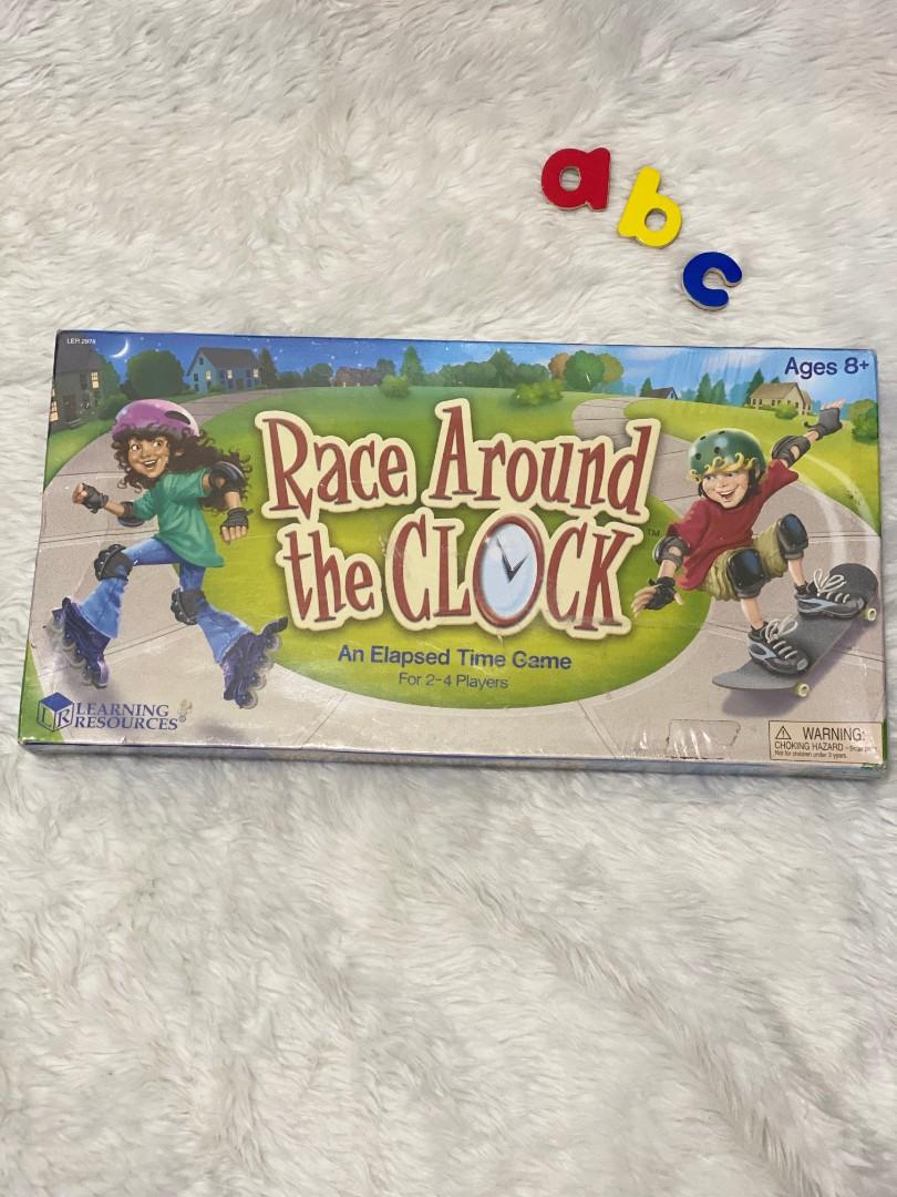 Race Around The Clock Board Game, Hobbies & Toys, Toys & Games on Carousell