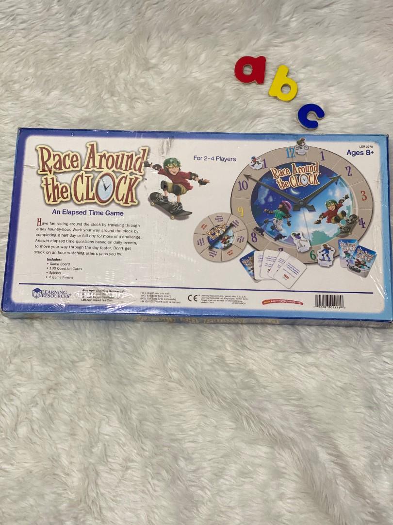 Race Around The Clock Board Game, Hobbies & Toys, Toys & Games on Carousell
