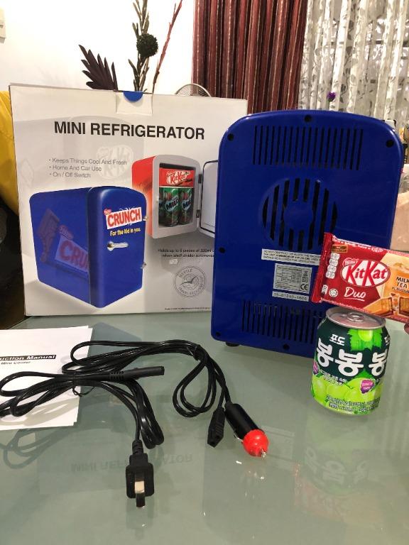 Retro Mini Refrigerator (Nestle Crunch Design), TV & Home Appliances ...