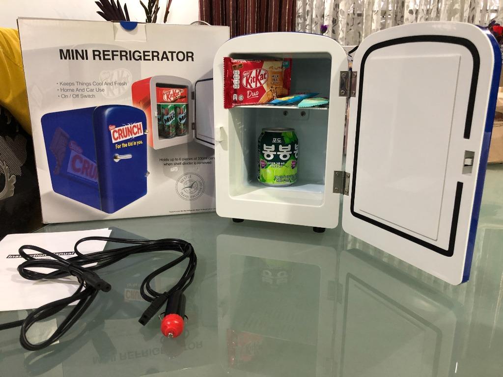 Retro Mini Refrigerator (Nestle Crunch Design), TV & Home Appliances ...