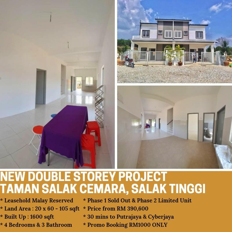 Salak Tinggi Rumah Baru Booking RM1000, Property, For Sale on Carousell