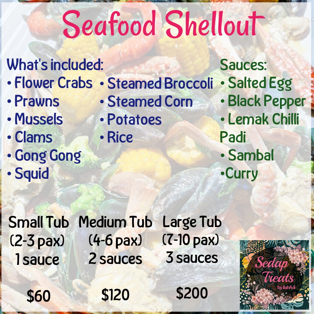 Seafood Shellout, Food & Drinks, Local Eats on Carousell