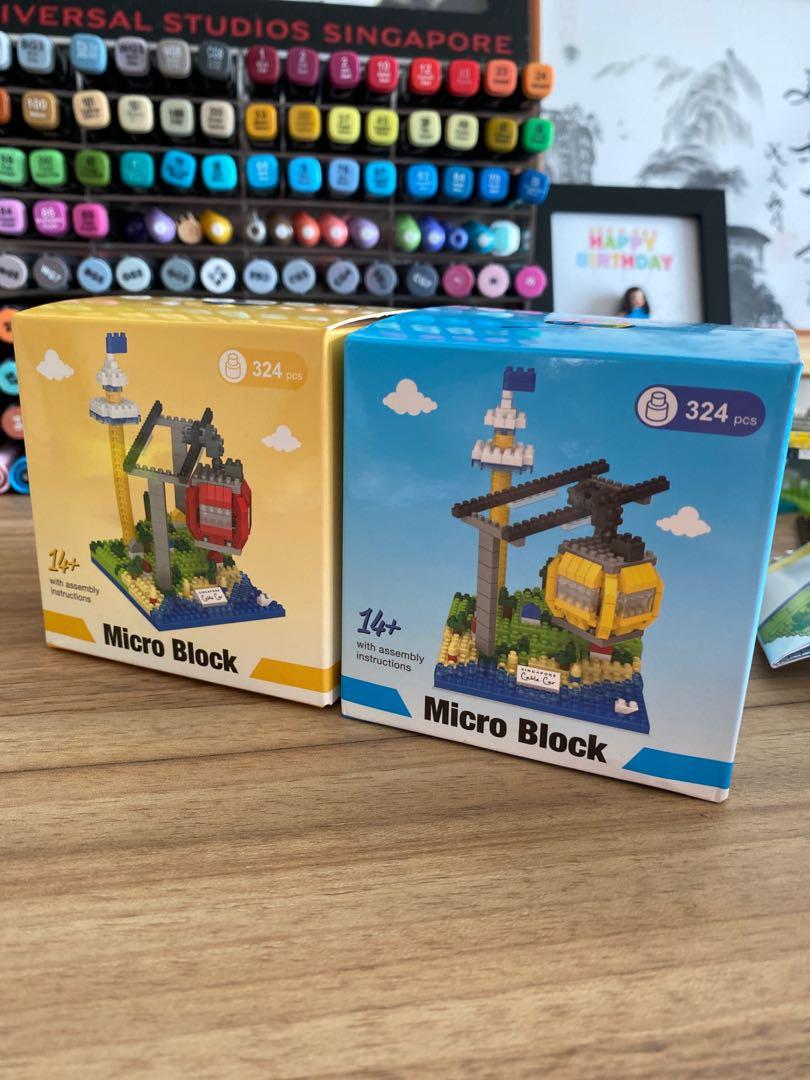 Singapore Cable Car Micro Block Nanoblock, Hobbies & Toys, Toys & Games ...