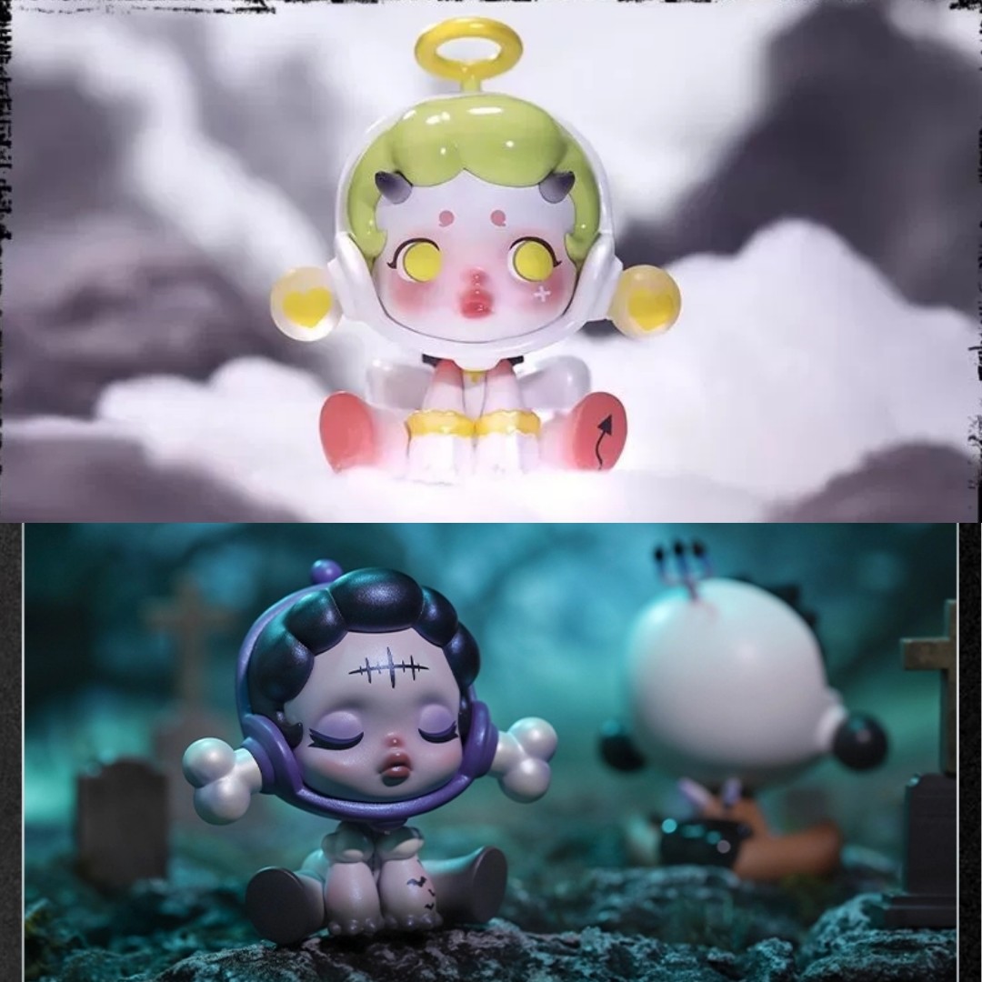 Skullpanda ancient castle angel Phantom skull panda Popmart, Hobbies ...