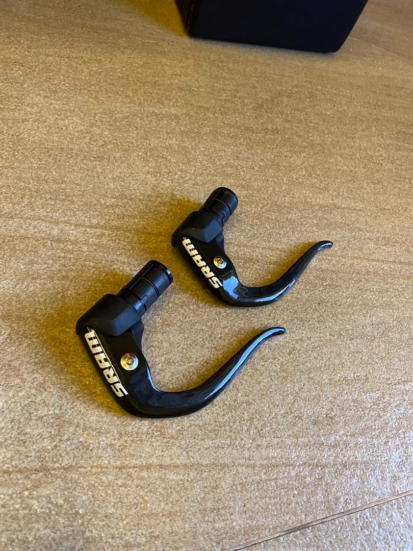 SRAM Tri Aero Carbon Brake Levers, Sports Equipment, Bicycles & Parts ...