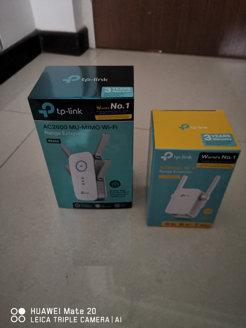 Tp-link Ac2600 & 300Mbps WiFi Range Extender, Computers & Tech, Parts ...