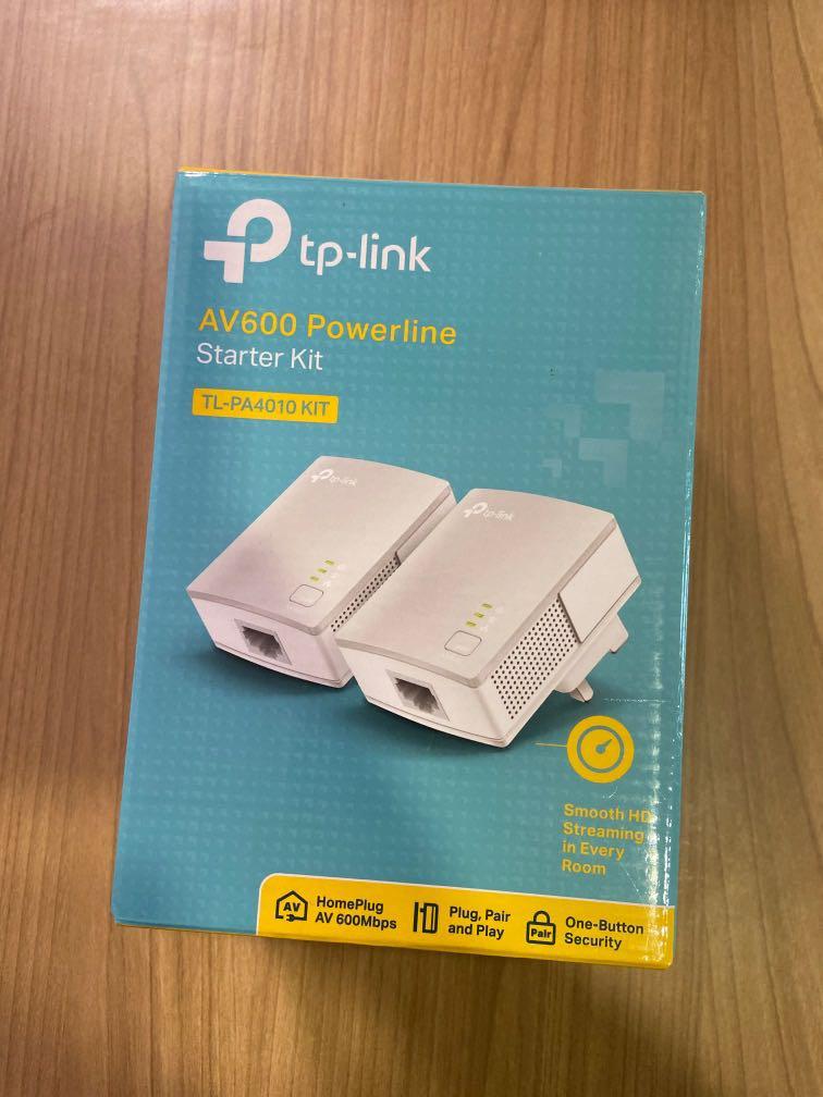 Tplink AV600 Powerline Starter Kit, Computers & Tech, Parts ...