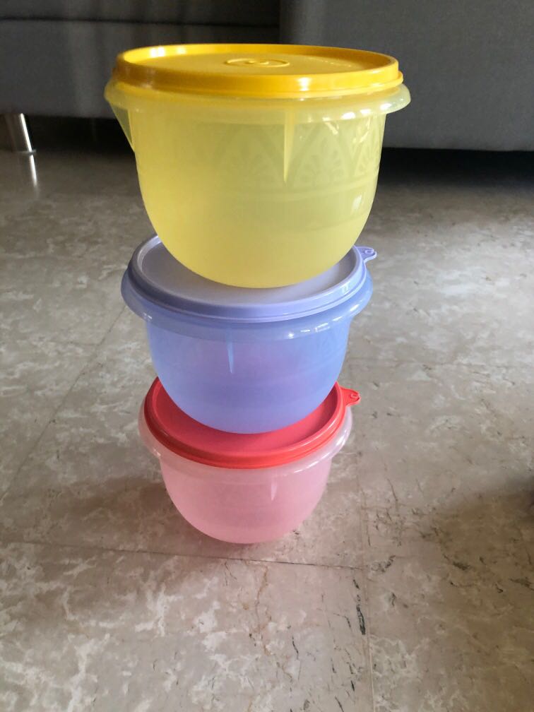 Tupperware modular bowl set, Furniture & Home Living, Kitchenware ...
