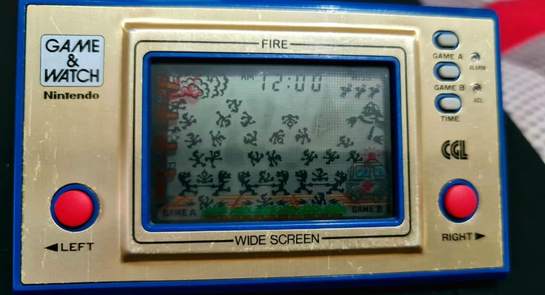 Vintage Nintendo Game & Watch widescreen - Fire - 1981, Hobbies & Toys ...